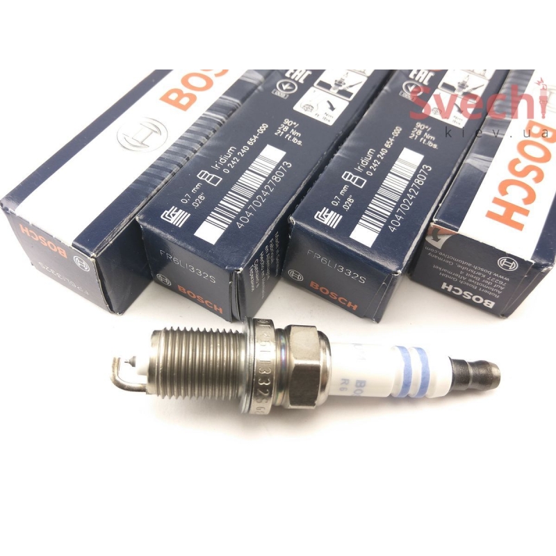 FR6LI332S свеча зажигания Bosch Platinum Iridium (0 242 240 654)