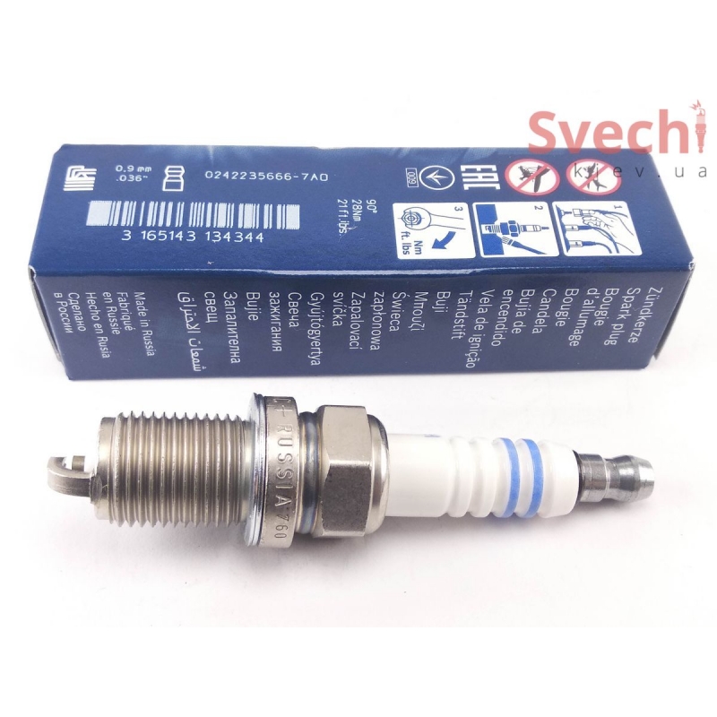 FR7DC+ свеча зажигания Bosch Super Plus (0 242 235 666)