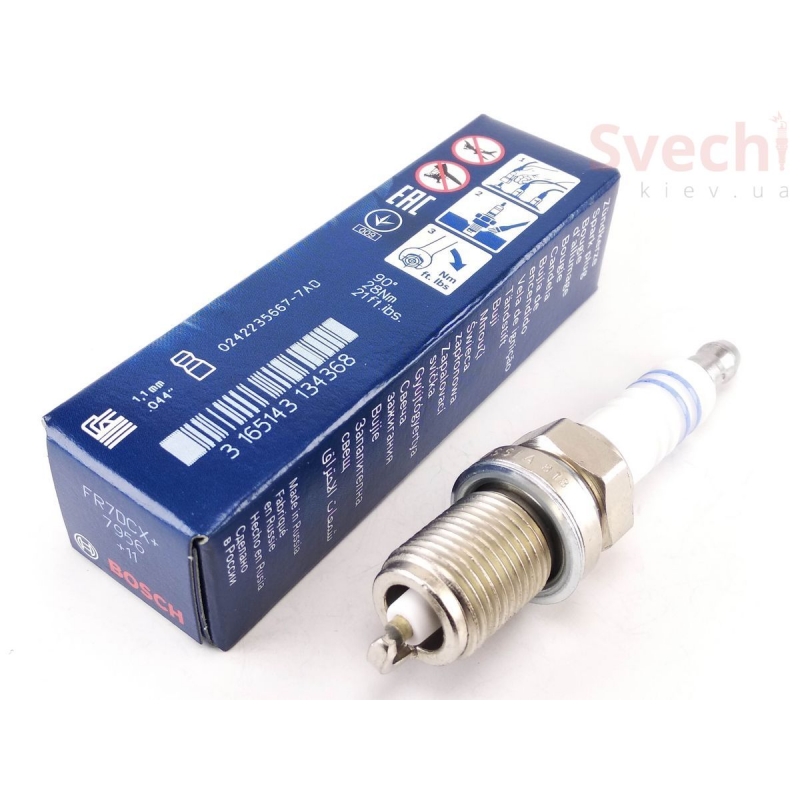 FR7DCX+ свеча зажигания Bosch Super Plus (0 242 235 667)