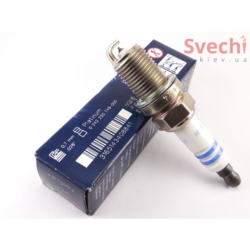 FR7DPP+ свеча зажигания Bosch Platinum Plus (0 242 235 749)