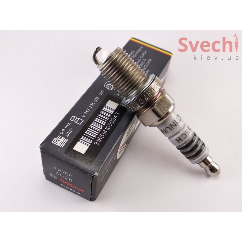 FR7DP свеча зажигания Bosch Platinum Plus (0 242 235 556)