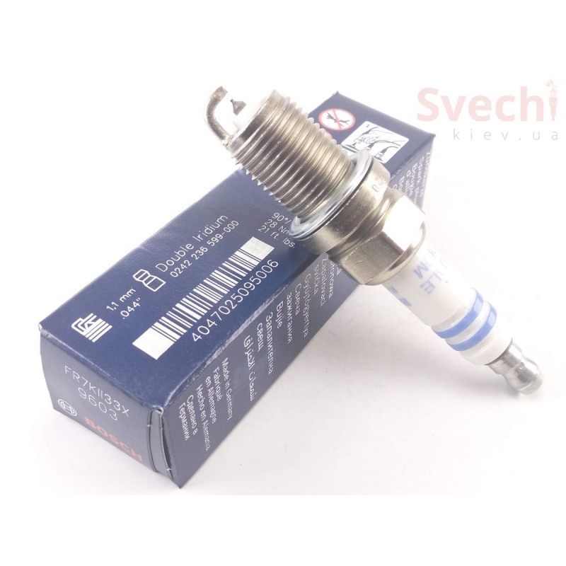 FR7KII33X свеча зажигания Bosch Platinum Iridium (0 242 236 599)