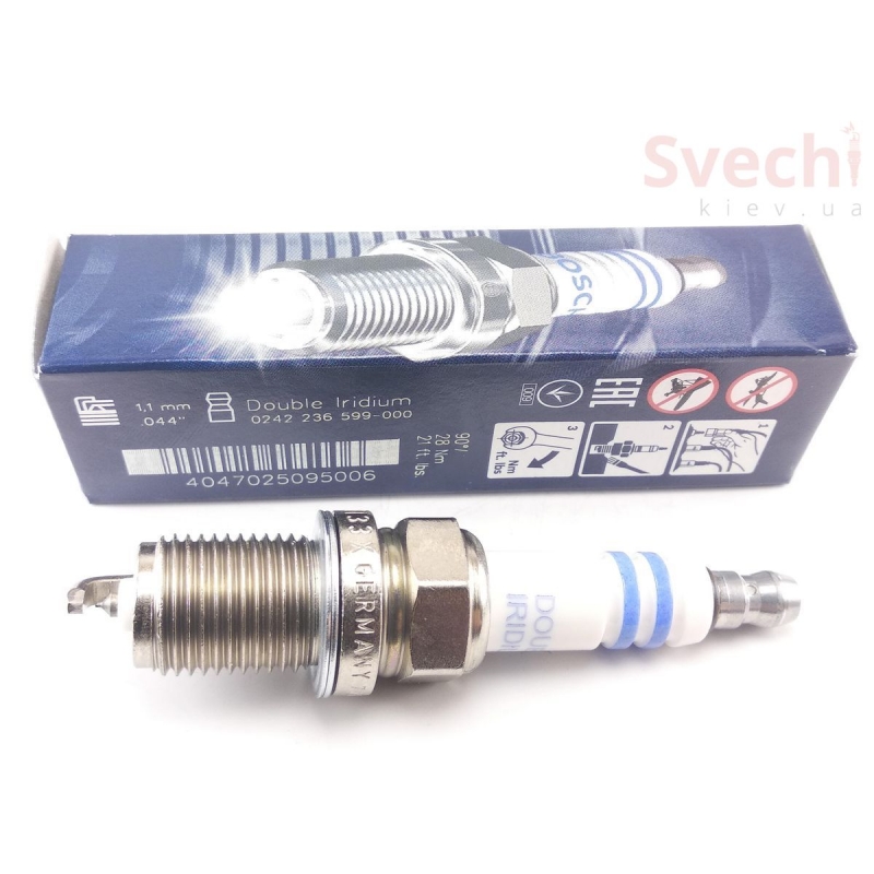 FR7KII33X свеча зажигания Bosch Platinum Iridium (0 242 236 599)