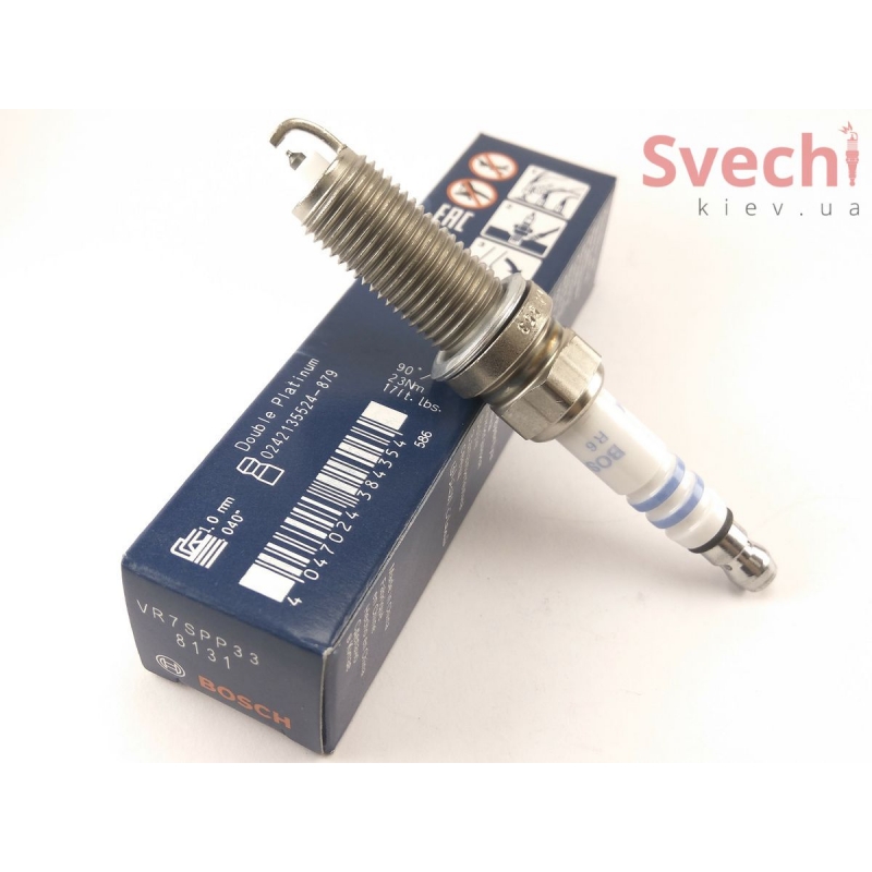 VR7SPP33 свеча зажигания Bosch Double Platinum (0 242 135 524)