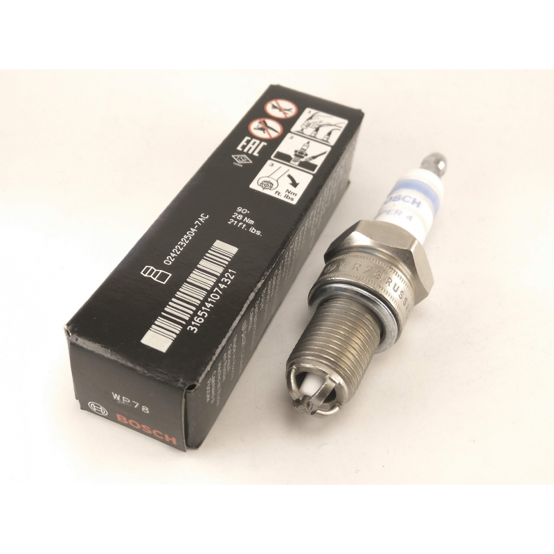 WR78 свеча зажигания Bosch Super 4 (0 242 232 504)