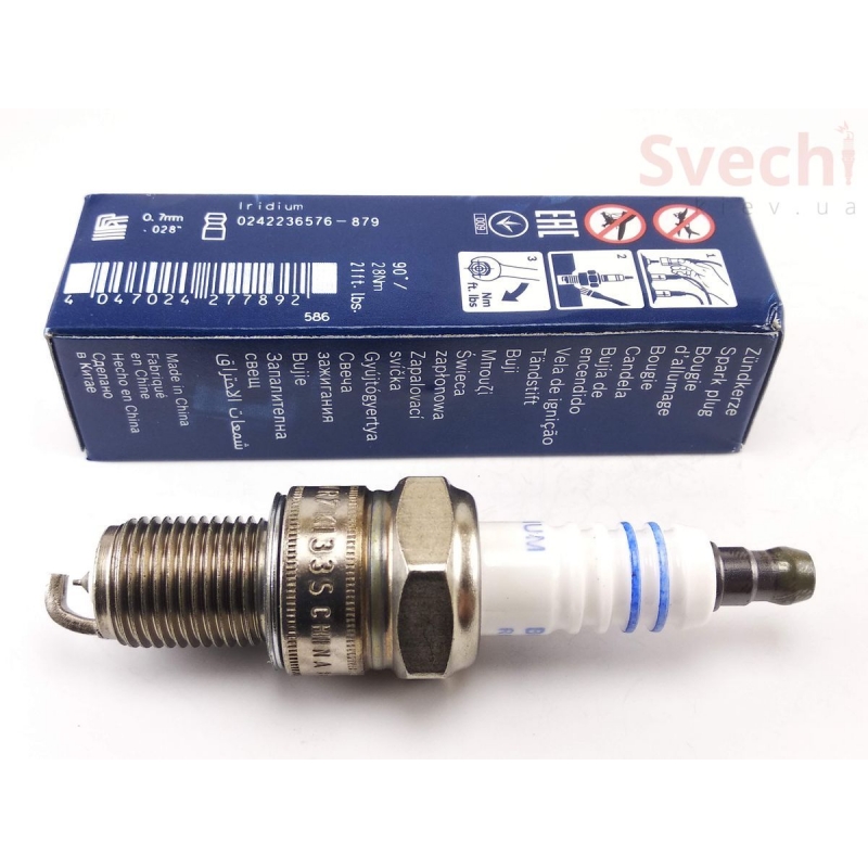 WR7KI33S свеча зажигания Bosch Platinum Iridium (0 242 236 576)